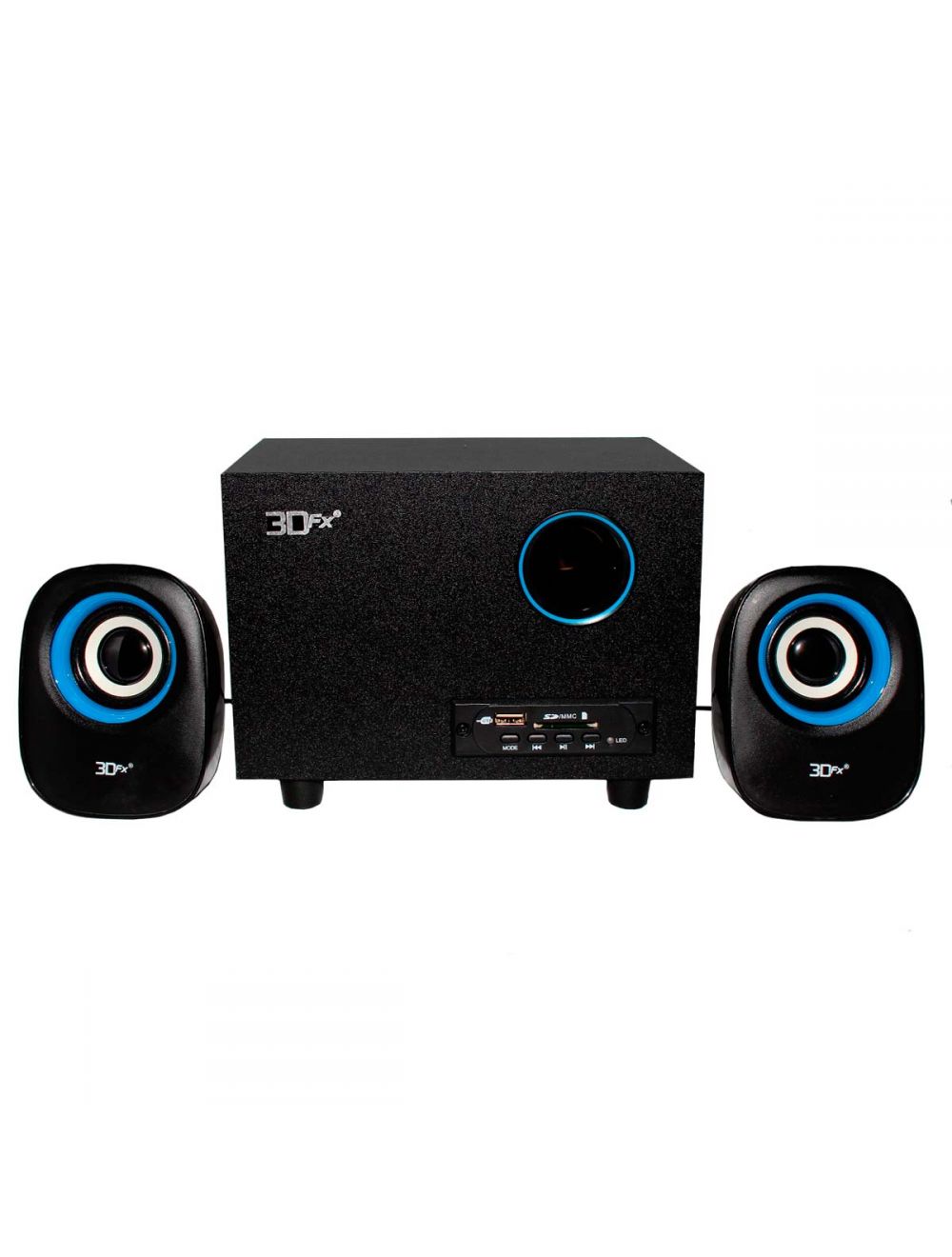 3DFX SUBWOOFER ATOMIC 2,1 USB/SD/FM BT