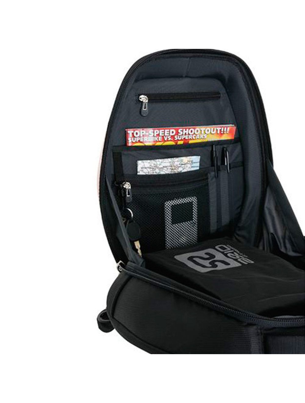 MOCHILA AXIO - TANK BAG METALLIC SILVER