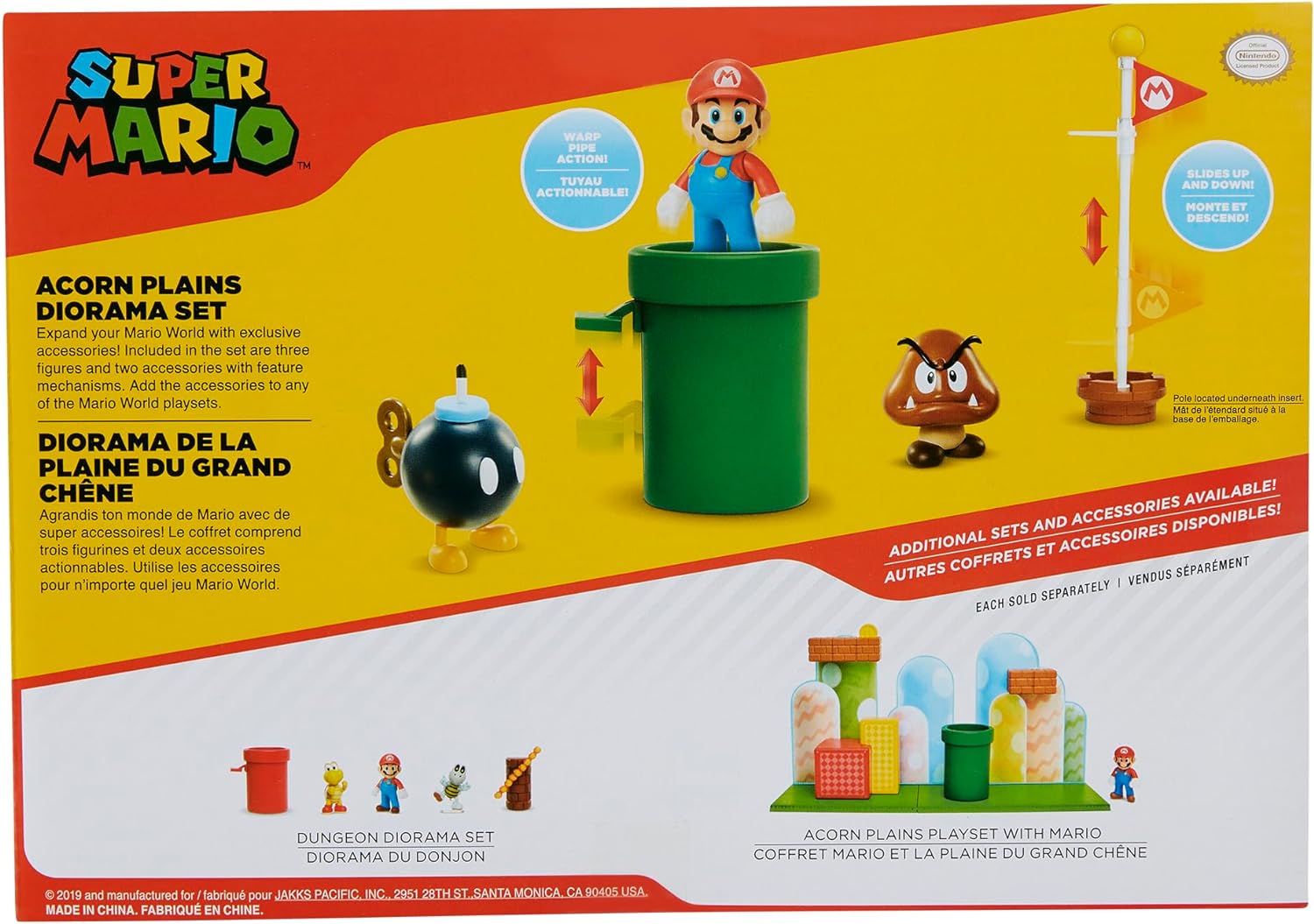 Super Mario - Acorn Plains Diorama Set
