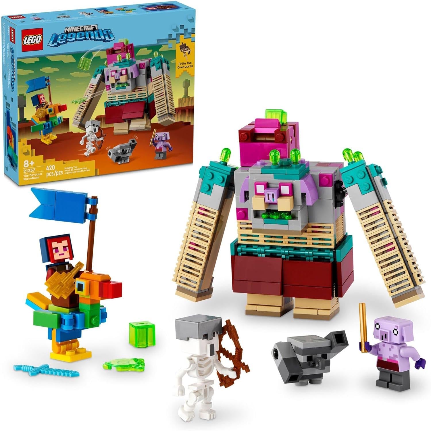Lego Minecraft Legends - El duelo contra el Devorador