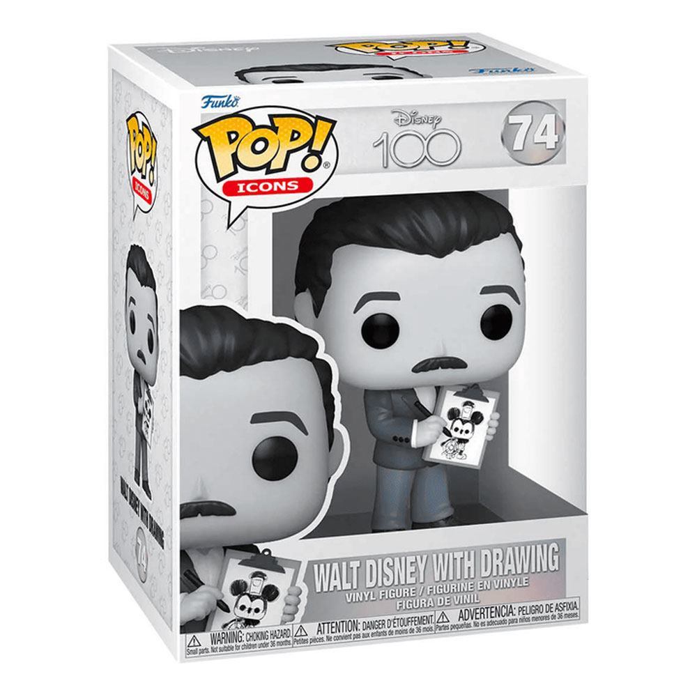 POP Icons: Disney 100- Walt w/drawing