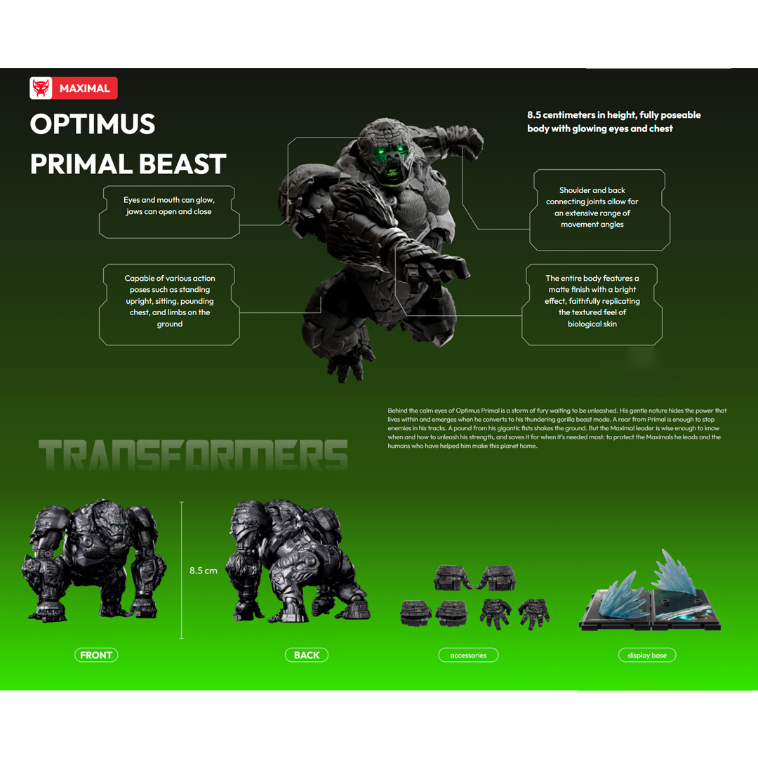 Transformers Classic Class | Optimus Primal Beast 04 | Rise of the Beasts