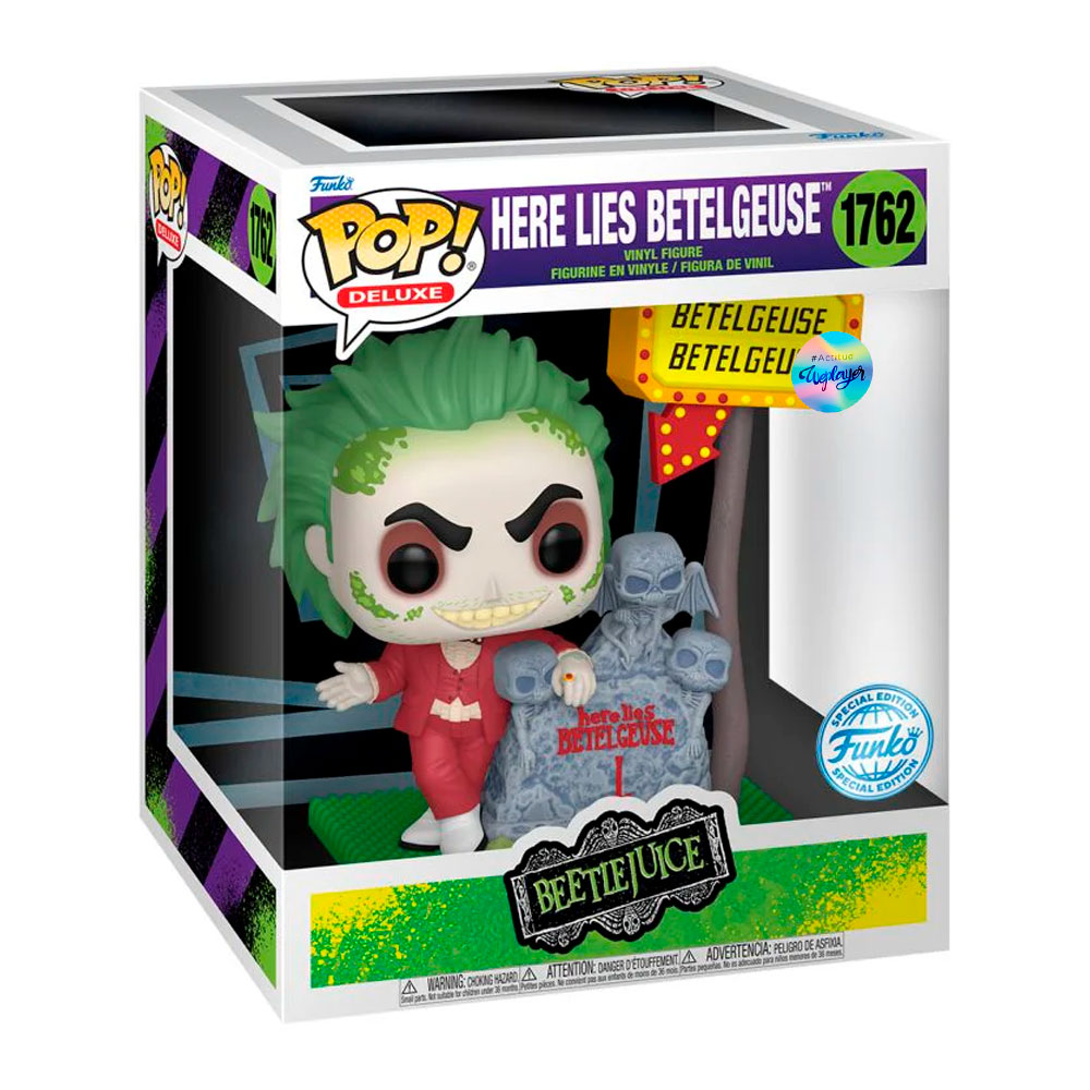Descubre Funko Pop Beetlejuice Here Lies Betelguise y súmalo a tu colección