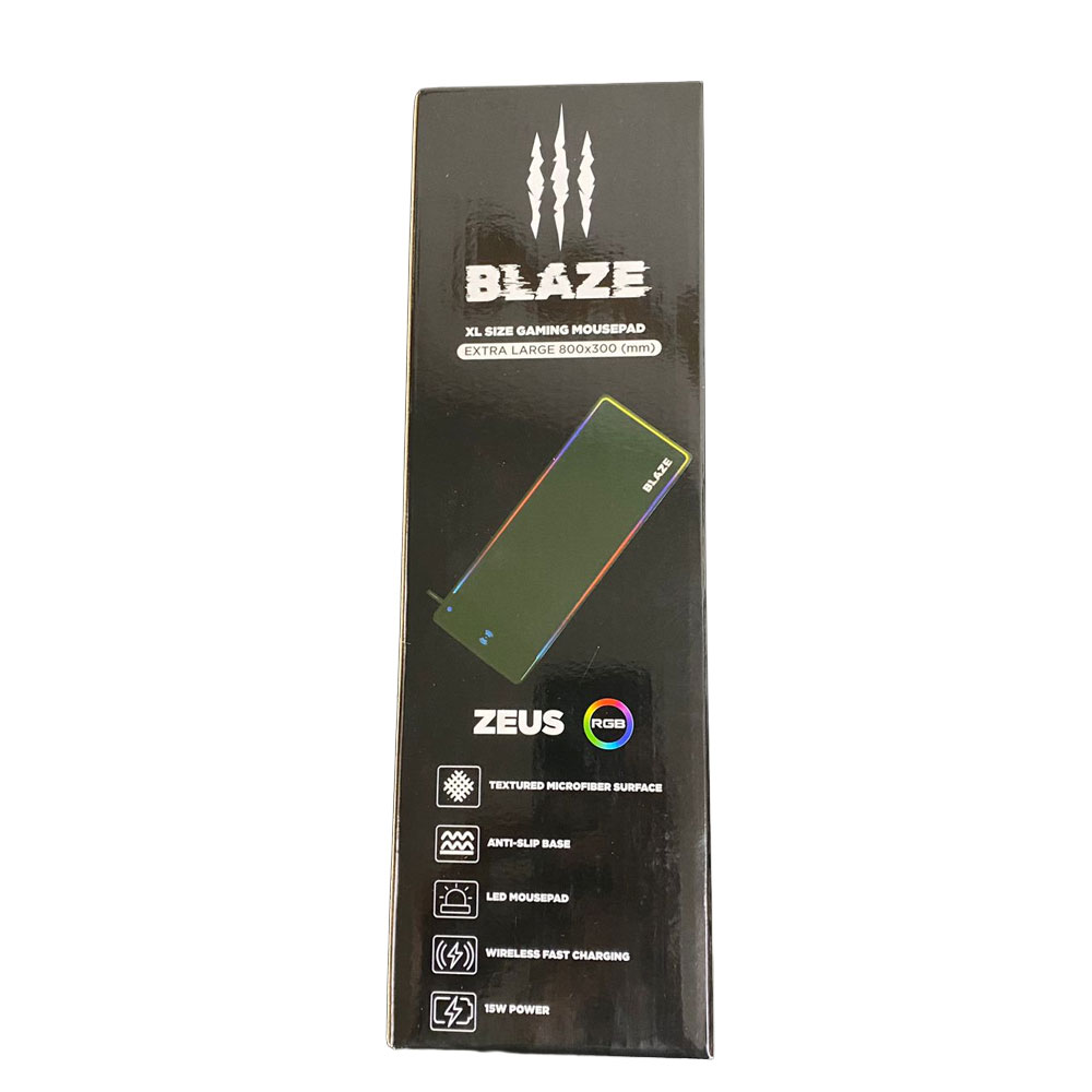 Mouse pad Blaze Zeus Wireless charging RGB con oferta por Black Friday